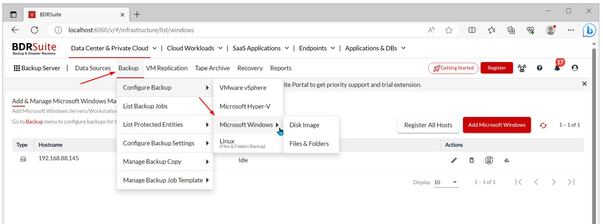 Windows Backup Using Bdrsuite Step By Step Configuration Tech With